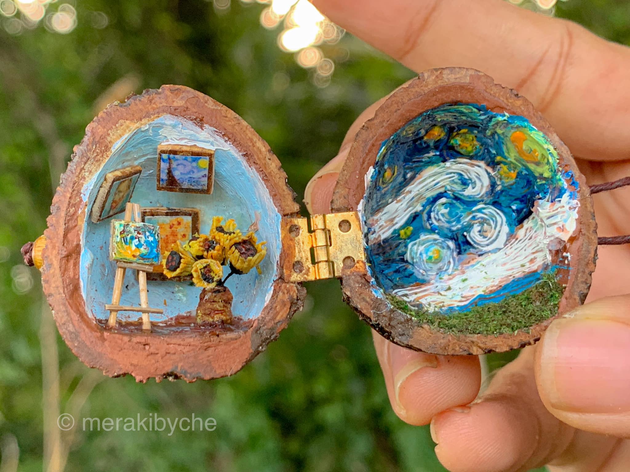 Miniature Van Gogh houses - Miniature Fairy Houses | merakibyche - Mini ...